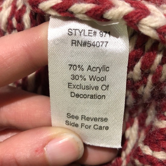 CAbi | Sweaters | Cabi Fair Isle Red And Cream Shrug Size Small | Poshmark